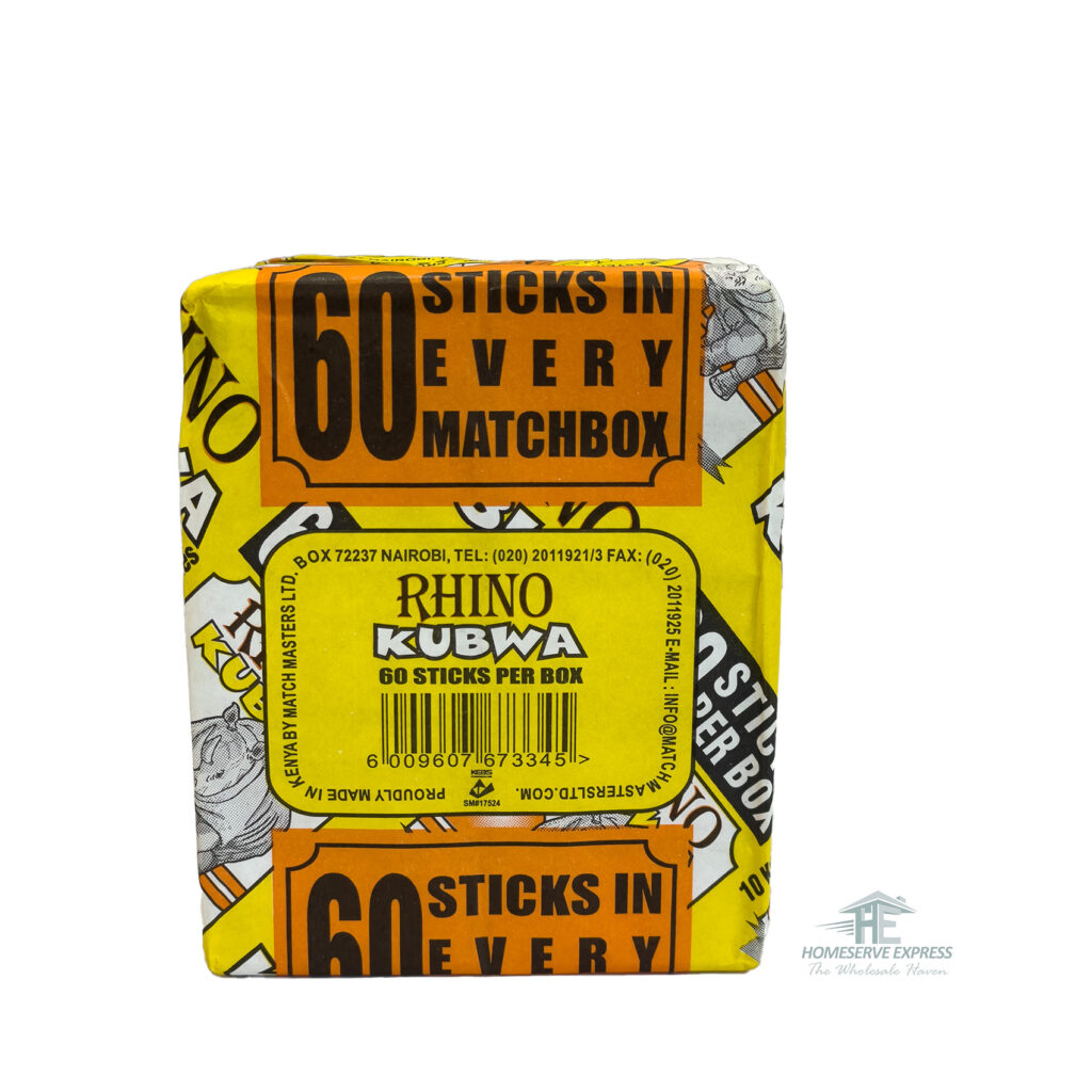 Rhino Kubwa Matchbox - Homeserve Express