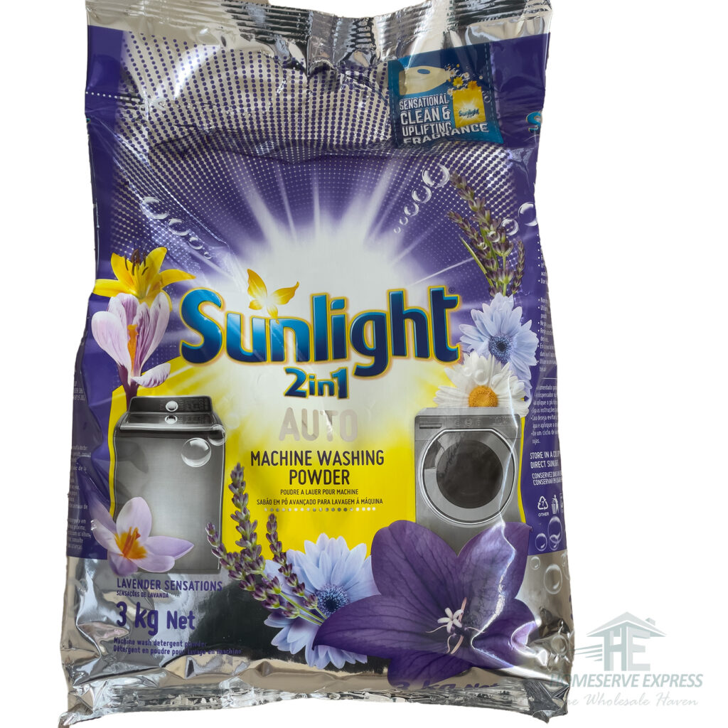 Sunlight Auto Wash 3kg Lavender - Homeserve Express