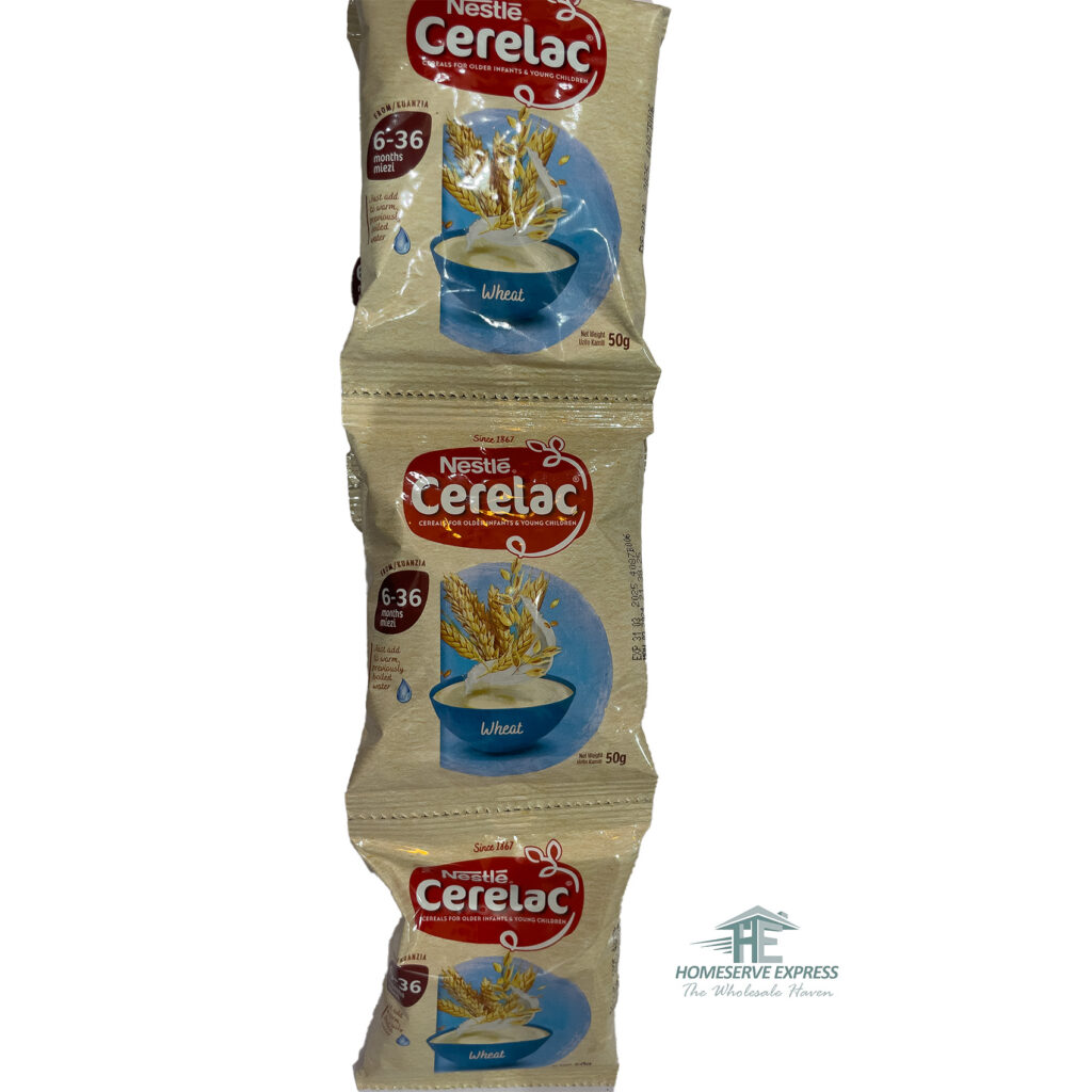 Cerelac Sachets 50g Wheat 1dzn - Homeserve Express
